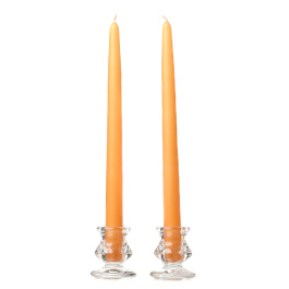 12 Inch Beeswax Taper Candles Dripless Unscented